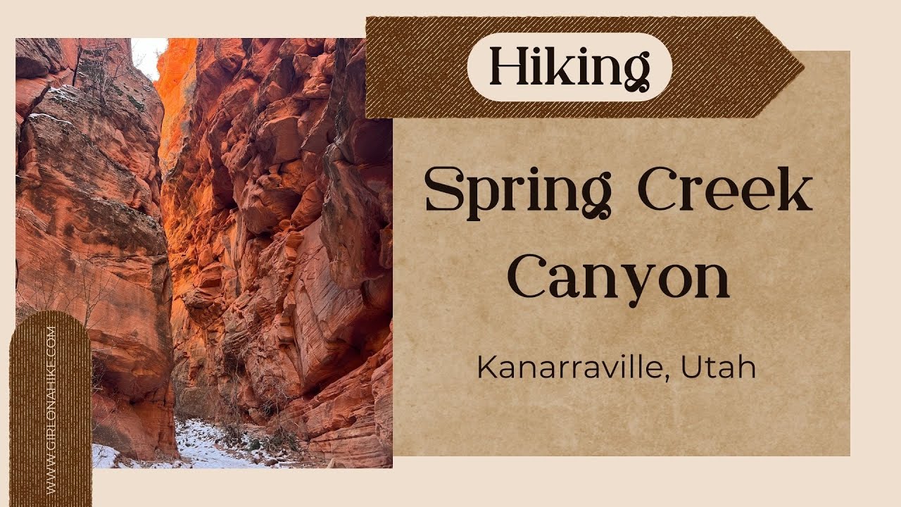 Hiking Spring Creek Canyon, Utah - YouTube