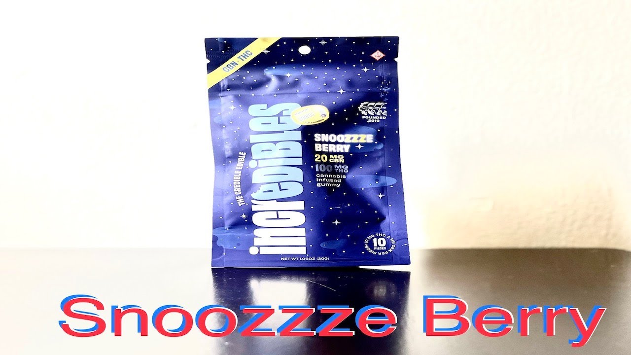 Unboxing Incredibles Snoozeberry Cannabis Gummies - YouTube