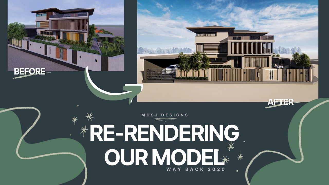 RE-RENDERING 3-STOREY MODERN HOUSE - YouTube