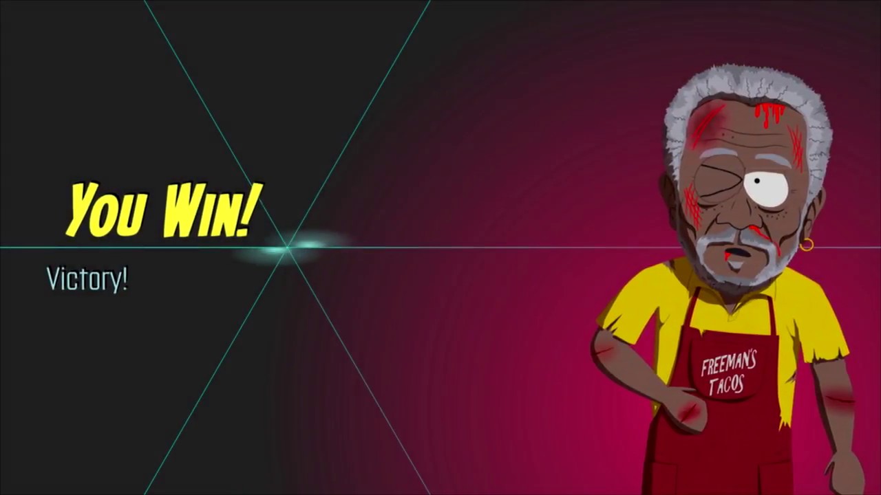 South Park the Fractured But Whole: How to Beat Morgan Freeman - (South ...