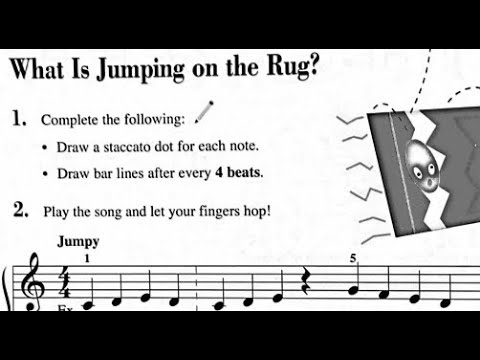 Faber Piano Adventures - Level 1 - Theory - pg. 6 - What Is Jumping on ...