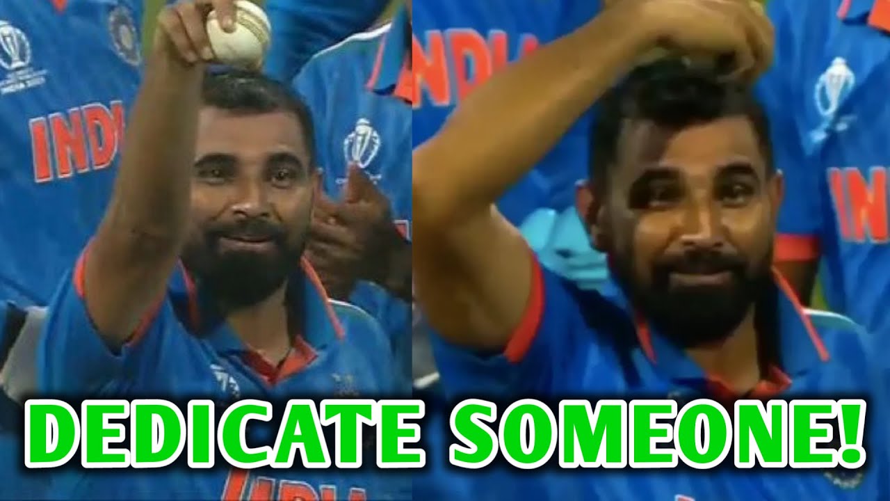 Shami Special Celebration For Someone Special? | India vs Srilanka ...