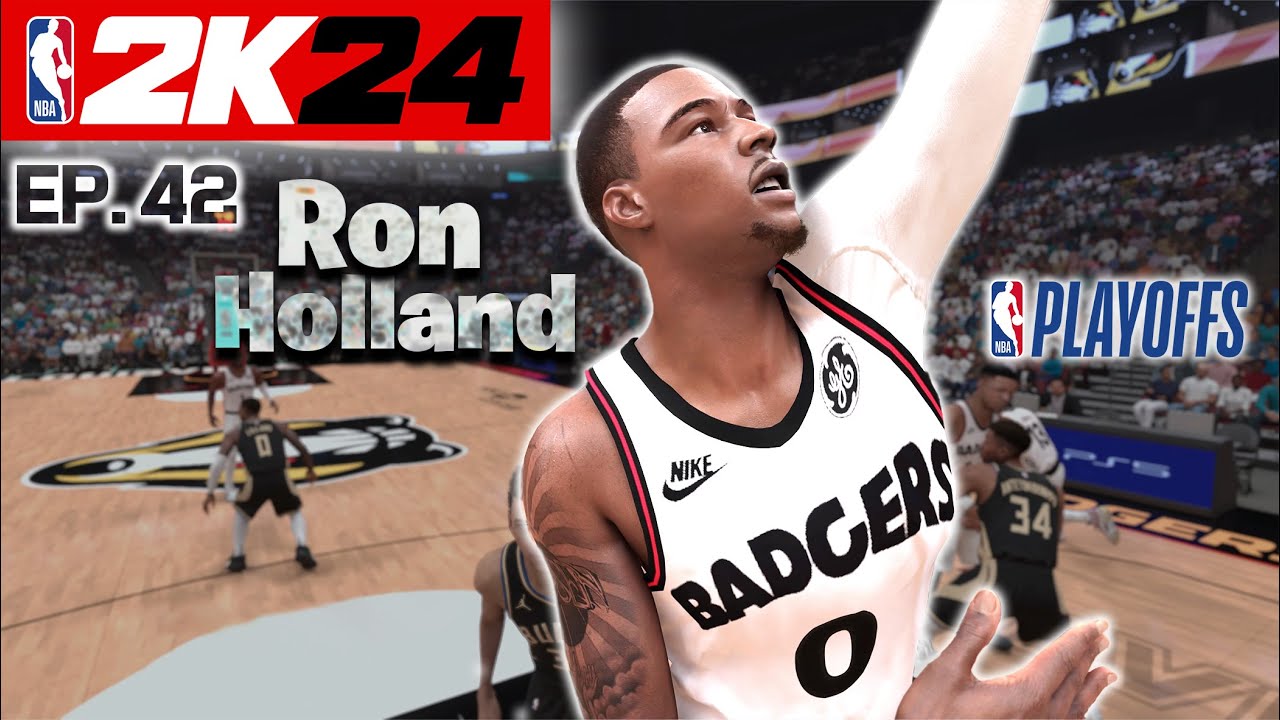 GAME 2 PLAYOFF INTENSITY! RON HOLLAND SHOWS OUT! NBA 2k24 MyNBA ...