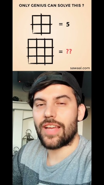 Only A Genius Can Solve This! How Many Squares? - YouTube