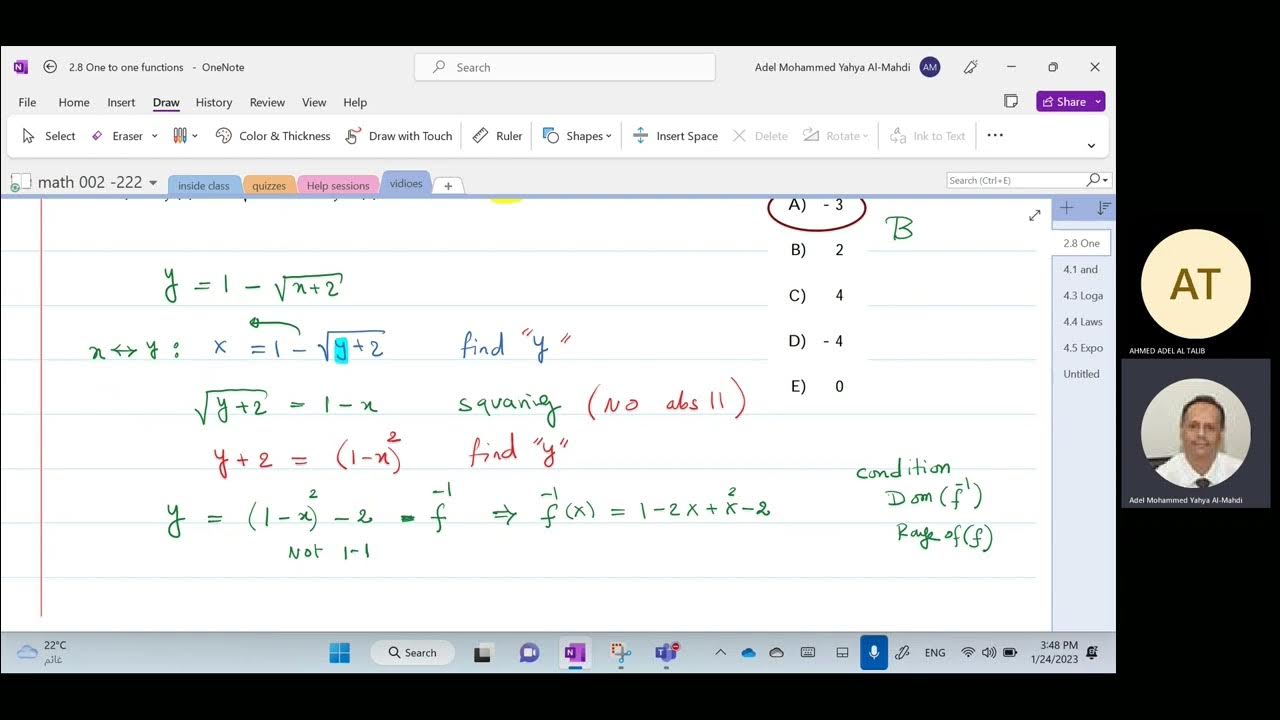Math 002- old exams-section 2 8 part 1 - YouTube