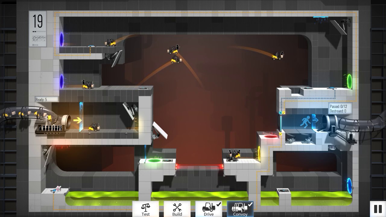 Bridge Constructor Portal Portal Proficiency DLC level 19 low budget ...