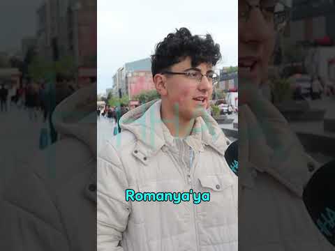Genç Öğrencinin Romanya-Türkiye Kıyaslaması.  #sokakröportajı #öğrenci #Romanya #yurtdışı #shorts
