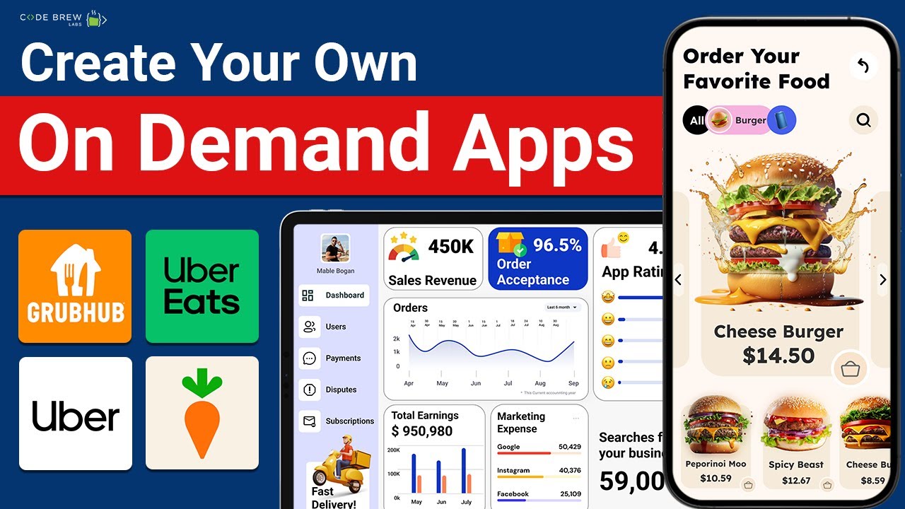 How to Create an On Demand App like Uber, Uber Eats or DoorDash - YouTube