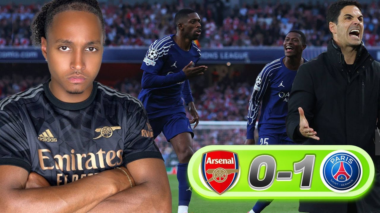 🔥ARSENAL 0-1 PSG | THEY TOLD ME PSG ARE CLOWNS👀 ARTETA HAS 1 MORE GAME ...