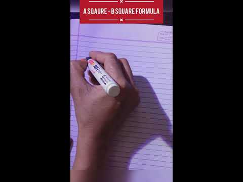 A square - B square formula - YouTube
