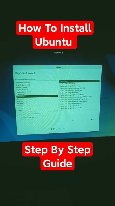 How To Install Linux Ubuntu Step By Step Guide // Download and install ...