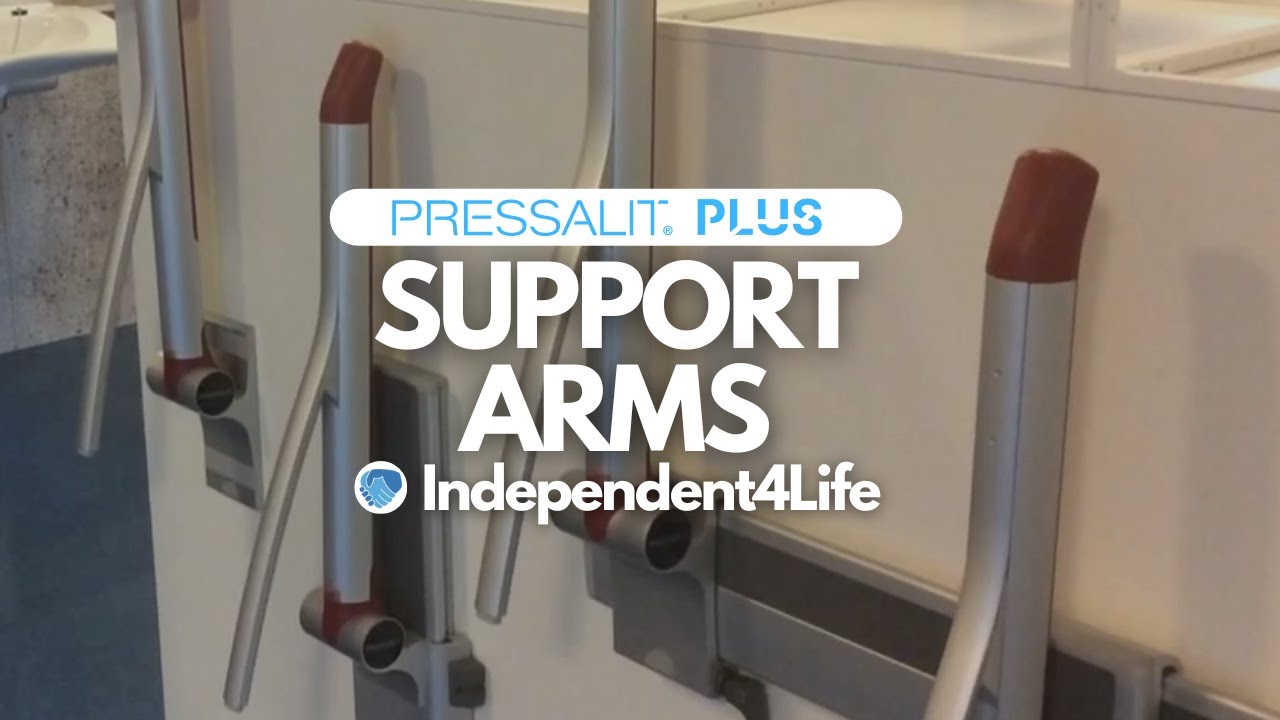 Pressalit Plus Support Arms — Demonstration - YouTube