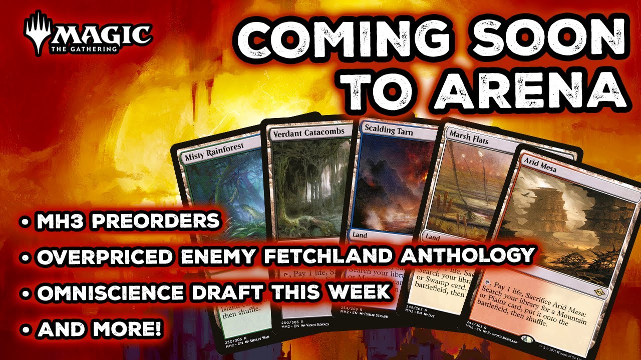 ARENA ANNOUNCEMENTS - MH3 PREORDERS + ENEMY FETCH ANTHOLOGY, BUT WTF AT ...