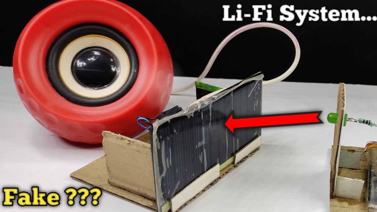 Li-Fi Project || How to transmit data with light || Li-Fi latest ...