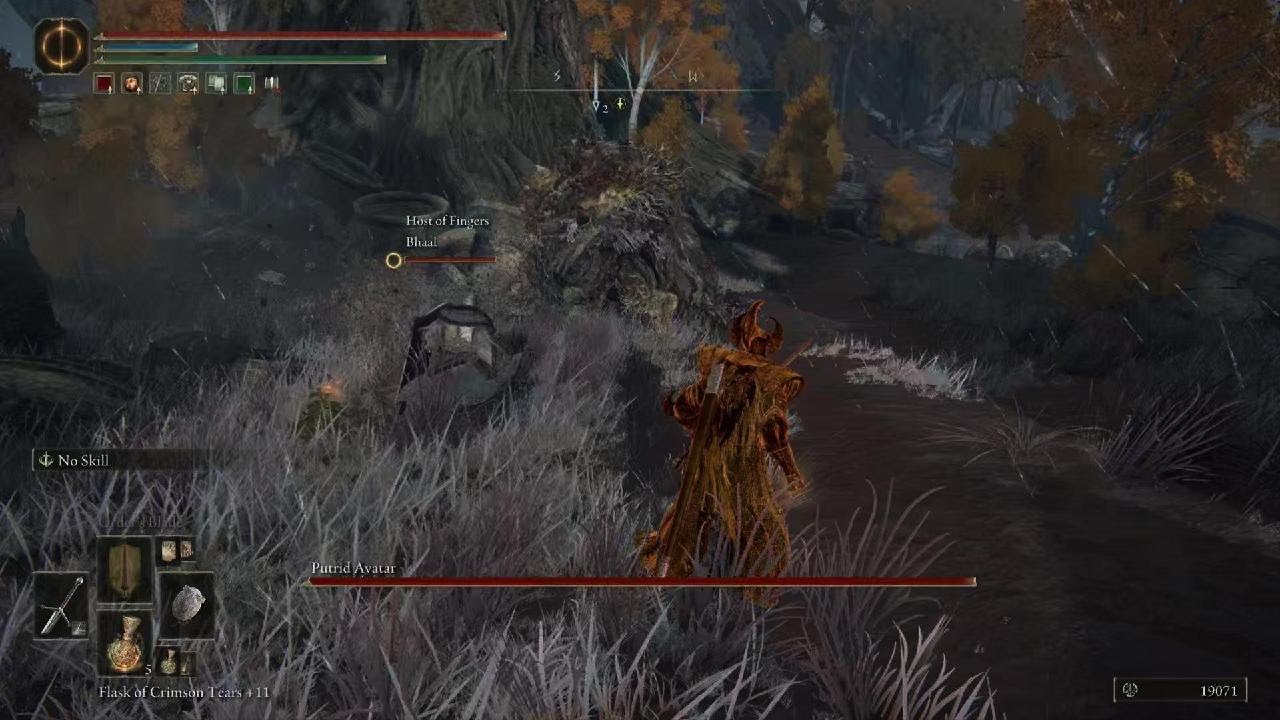 ELDEN RING: killing a Scarlet Rot Tree Boss and a invader - YouTube