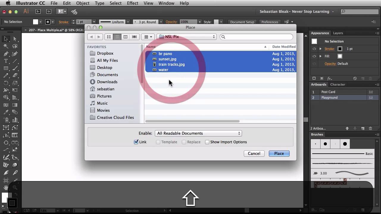 Adobe Illustrator Place Multiple NSL WEEK 207 YouTube adobe-illustrator-place-multiple-nsl-week-207-youtube