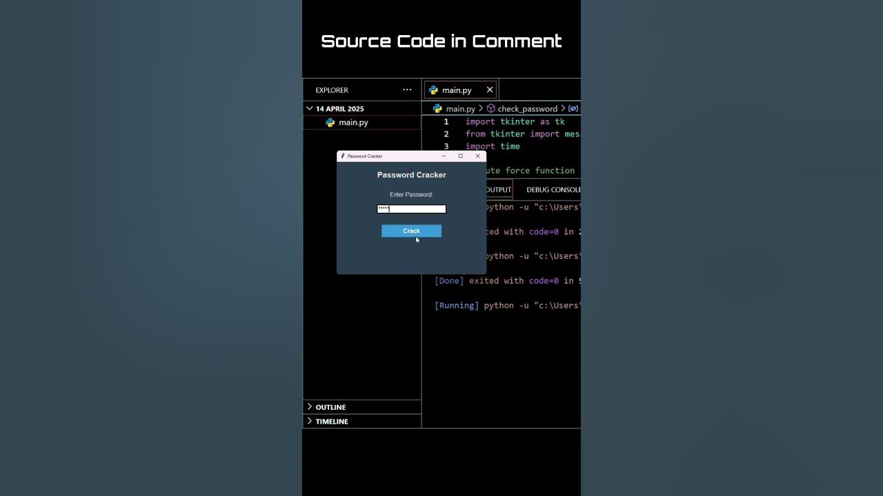🚀 Build A Python Tkinter Password Cracker Ethical Hacking 🔓🔥 Python Cybersecurity Fuzzutech