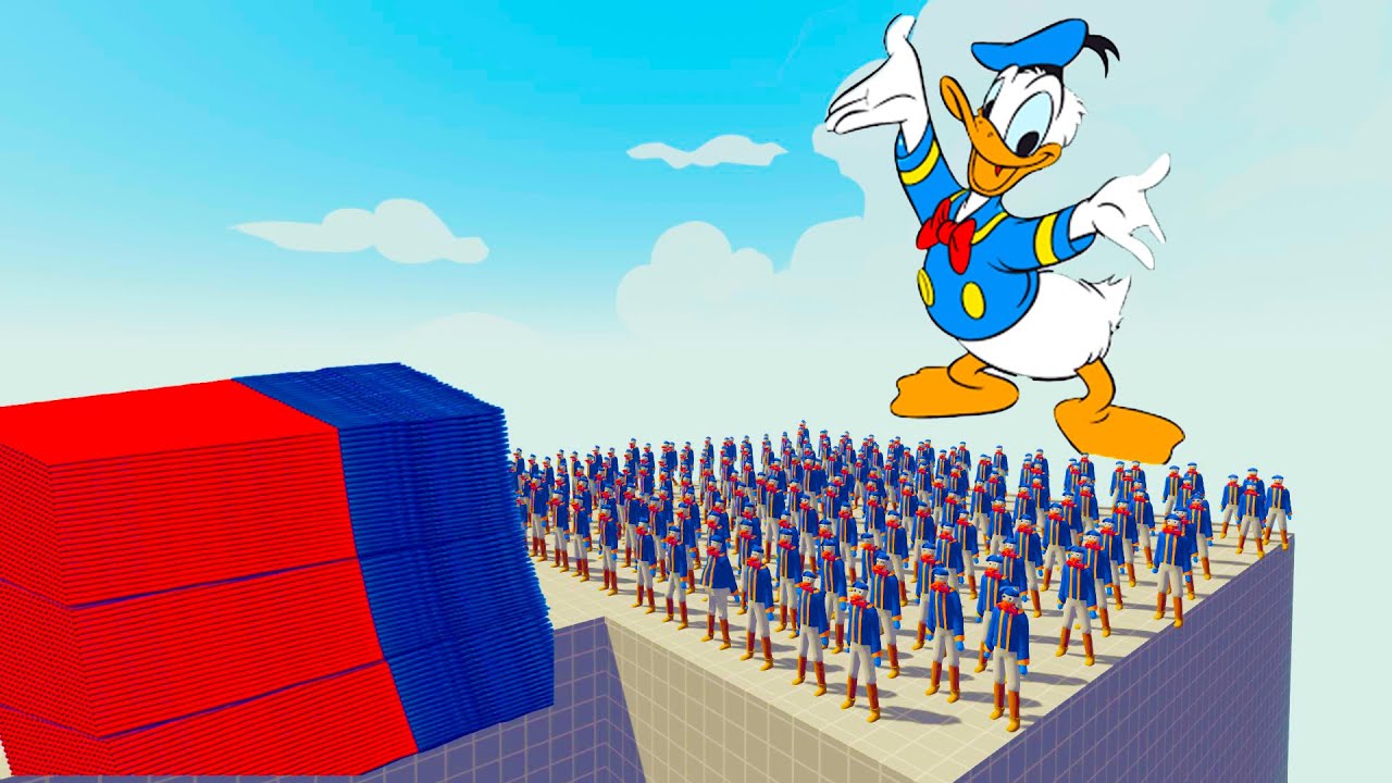 100x DONALD DUCK + GIANT vs EVERY GOD - Totally Accurate Battle ...