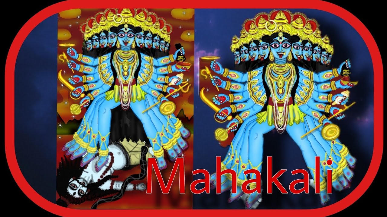 easy Mahakali digital art #painting #digitalart #kali - YouTube
