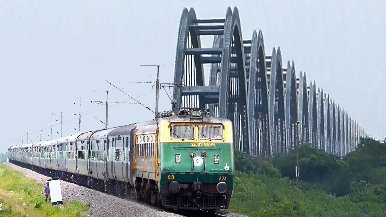 EAST COAST TRAINS : Indian Railways ELECTRIFIED ! - YouTube