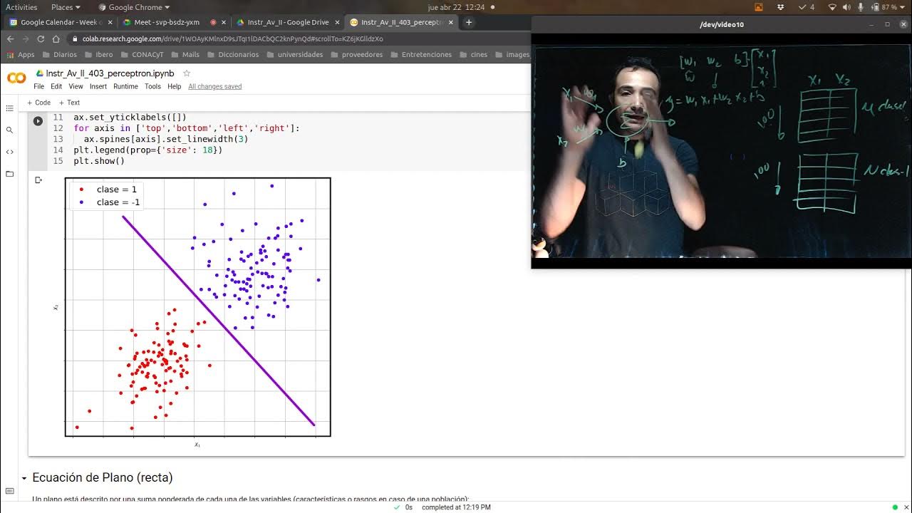 AvanzadaII 20210422 perceptron - YouTube