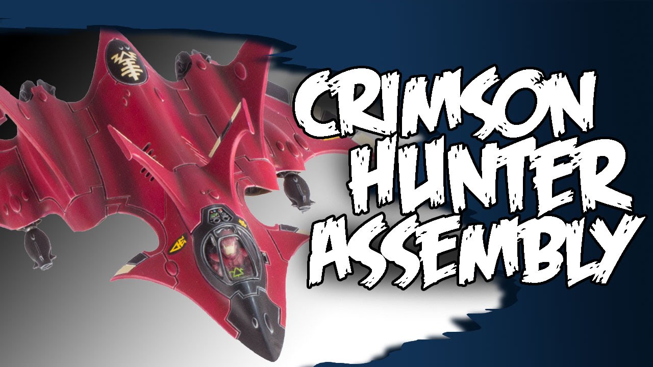 Crimson Hunter Assembly Tutorial - Eldar - YouTube