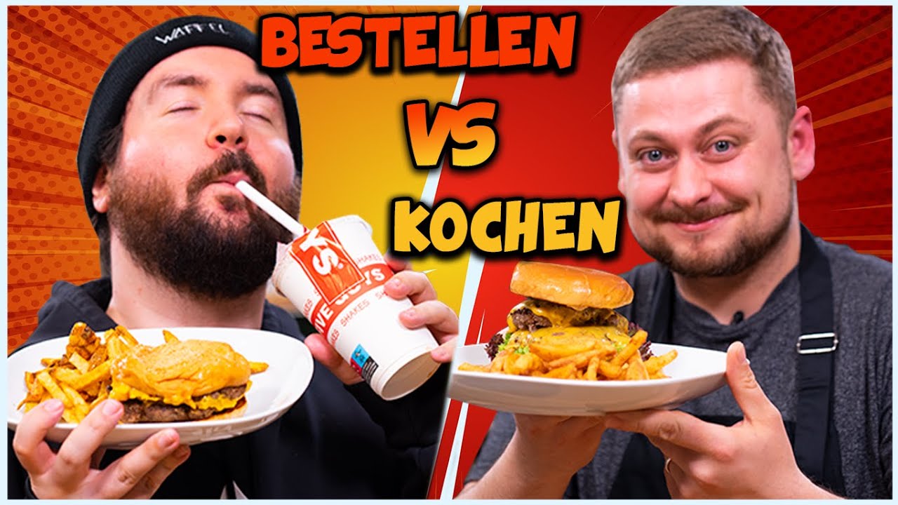 PROFI KOCH vs BURGER BESTELLEN! Was ist besser? - YouTube