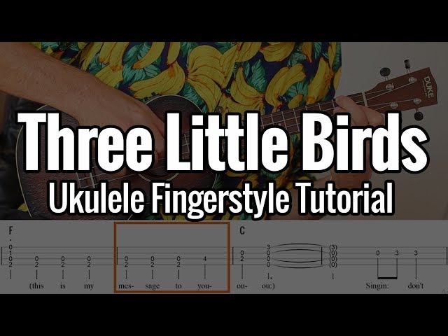 Ukulele Chords Three Little Birds Threelittlebirds PDF | PDF | Rock