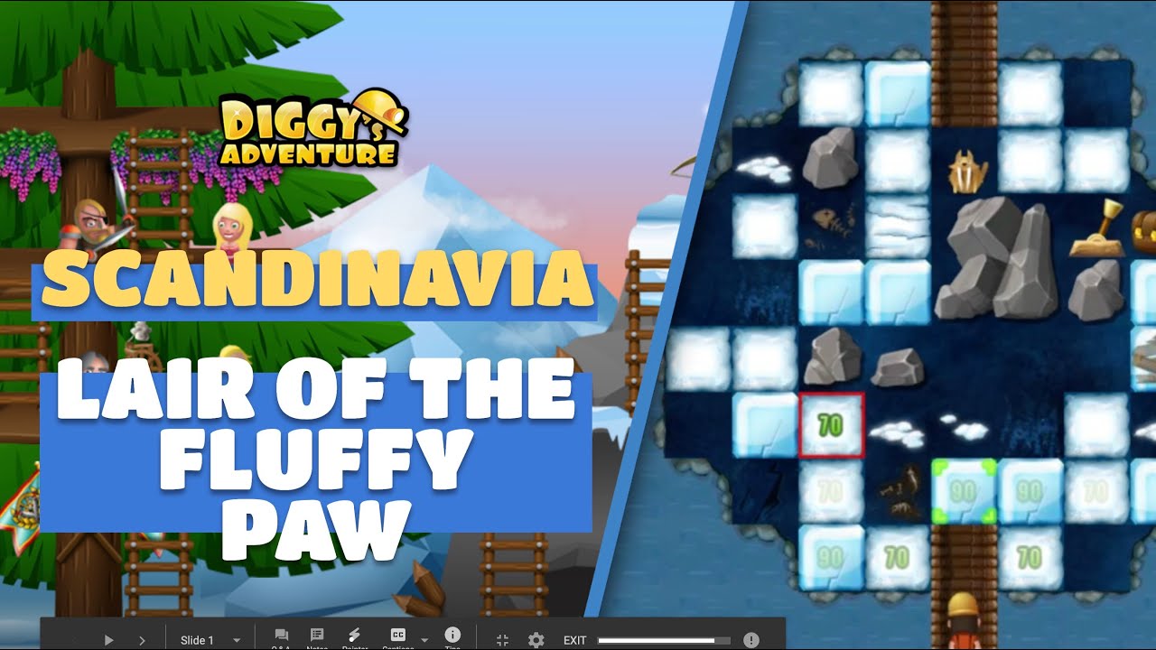 LAIR OF THE FLUFFY PAW | Diggy's Adventure # 000 491 - YouTube