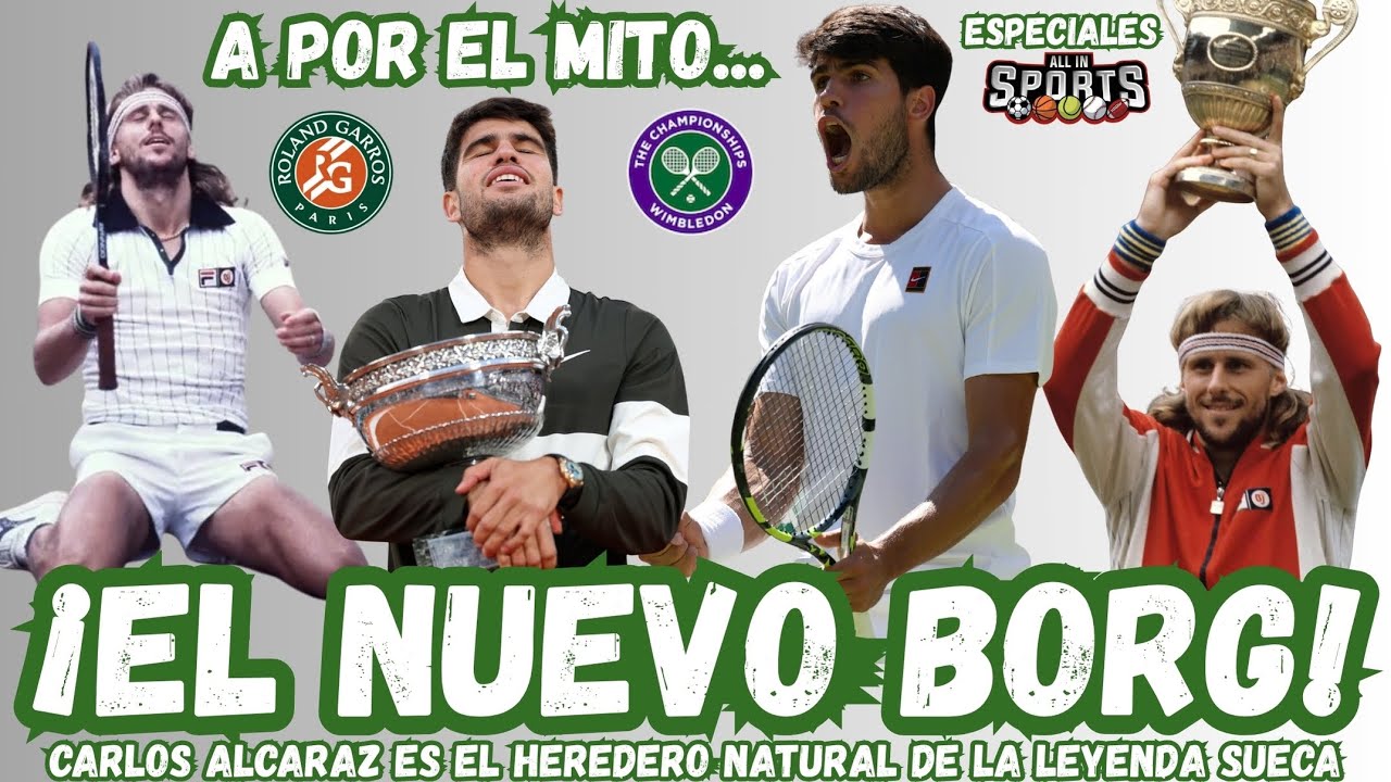 CARLOS ALCARAZ VA POR 2 DE LOS RÉCORDS MÁS INCREÍBLES de BJORN BORG, de ...