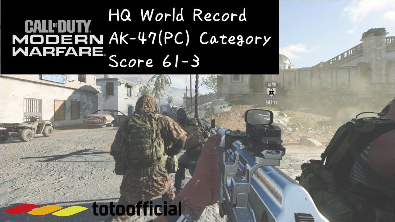 [World Record]Call Of Duty Modern Warfare AK-47(PC) Headquarters 61-3 ...