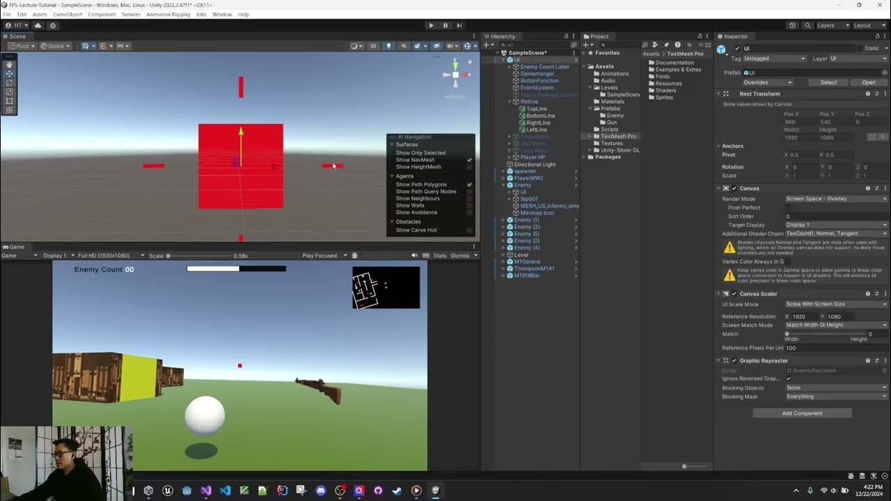 Creating FPS Game with Unity - Changing Enemy Ammo - YouTube