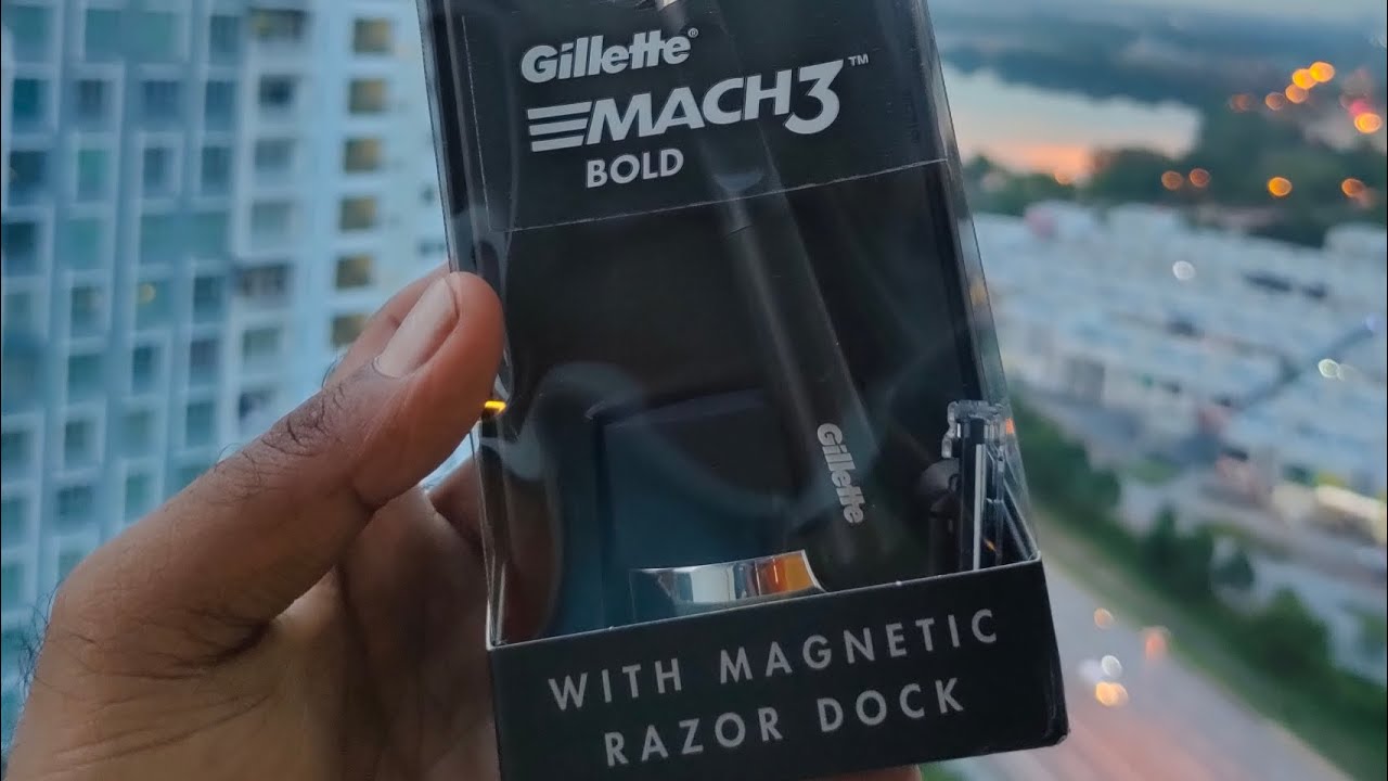 [Unboxing] Limited Edition Gillette Mach 3 Bold - YouTube