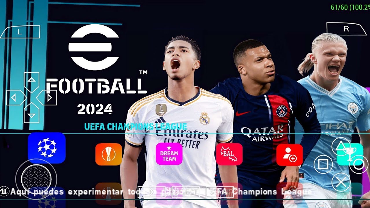 eFOOTBALL PES 2024 PPSSPP Offline Real Faces Camera PS5 New Kits ...