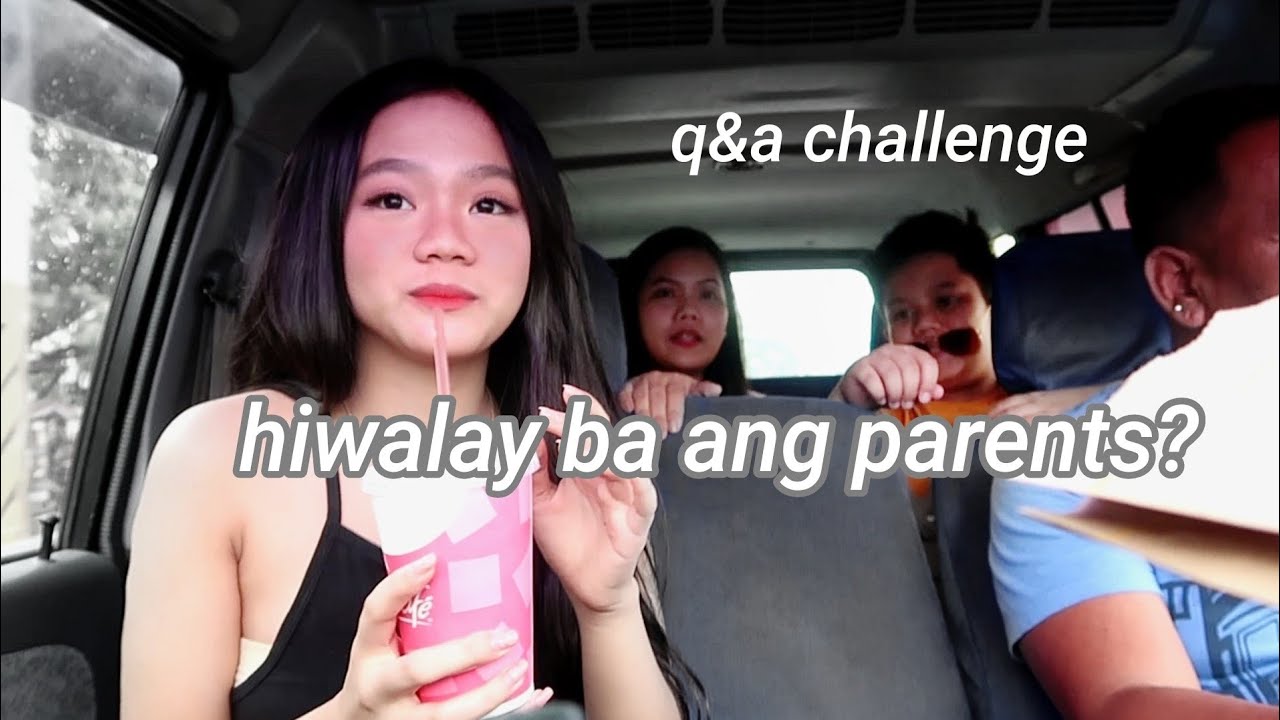 Q&A Challenge with my family! (Broken Family ba?) - YouTube