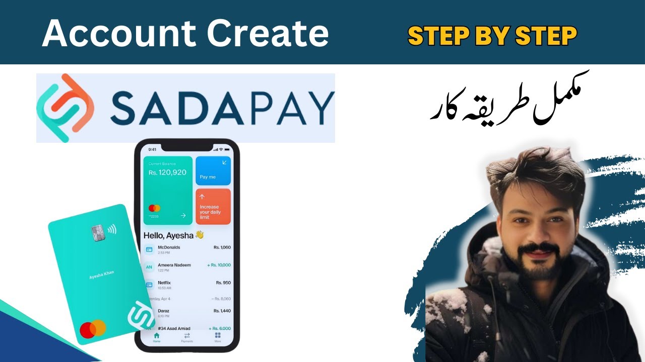 How to Register & Use SadaPay Mobile Account | sadapay account kaise ...