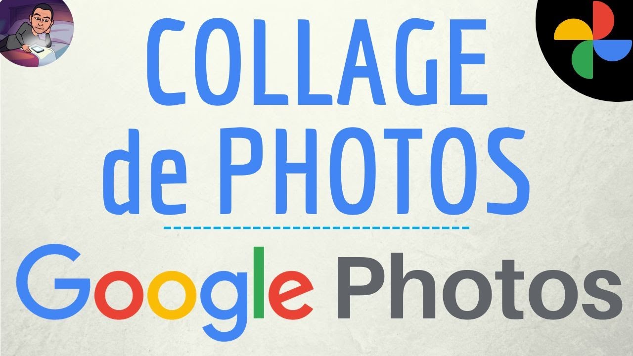 COLLAGE dans GOOGLE PHOTO, comment faire un tableau en découpage et ...