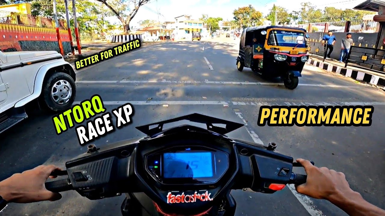 TVS NTORQ 125 Race XP Ride Review 🔥 - YouTube