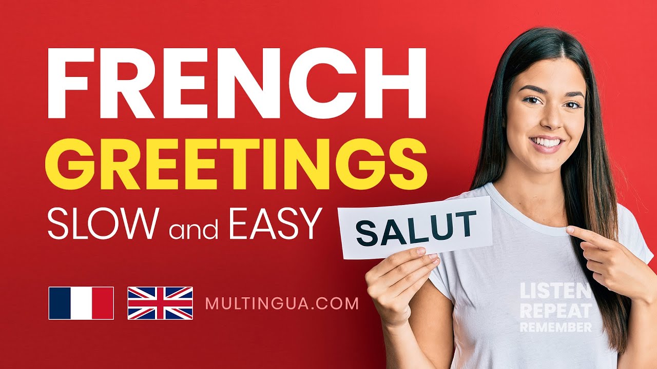 French greetings for beginners - YouTube