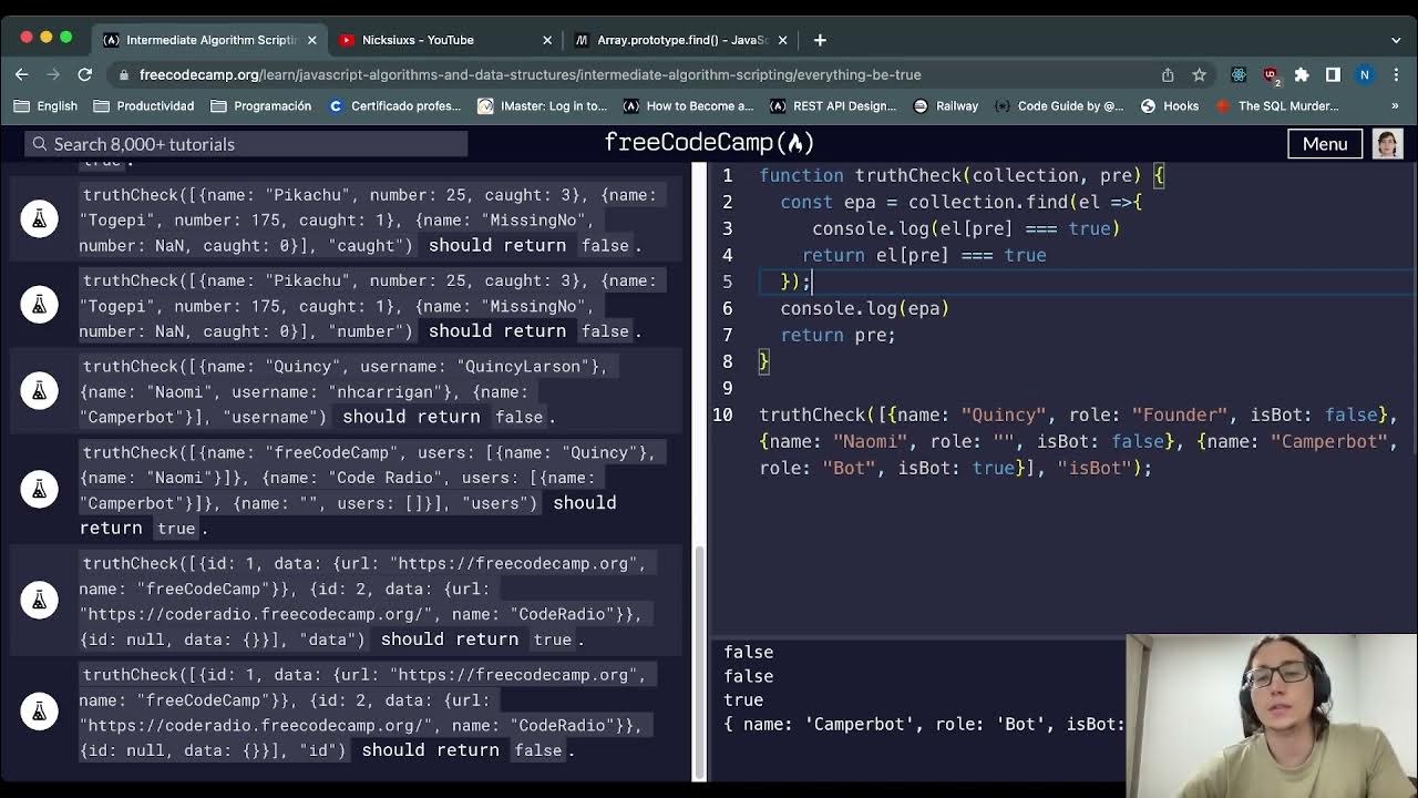 Aprendiendo JavaScript con freeCodeCamp.com #43 - YouTube