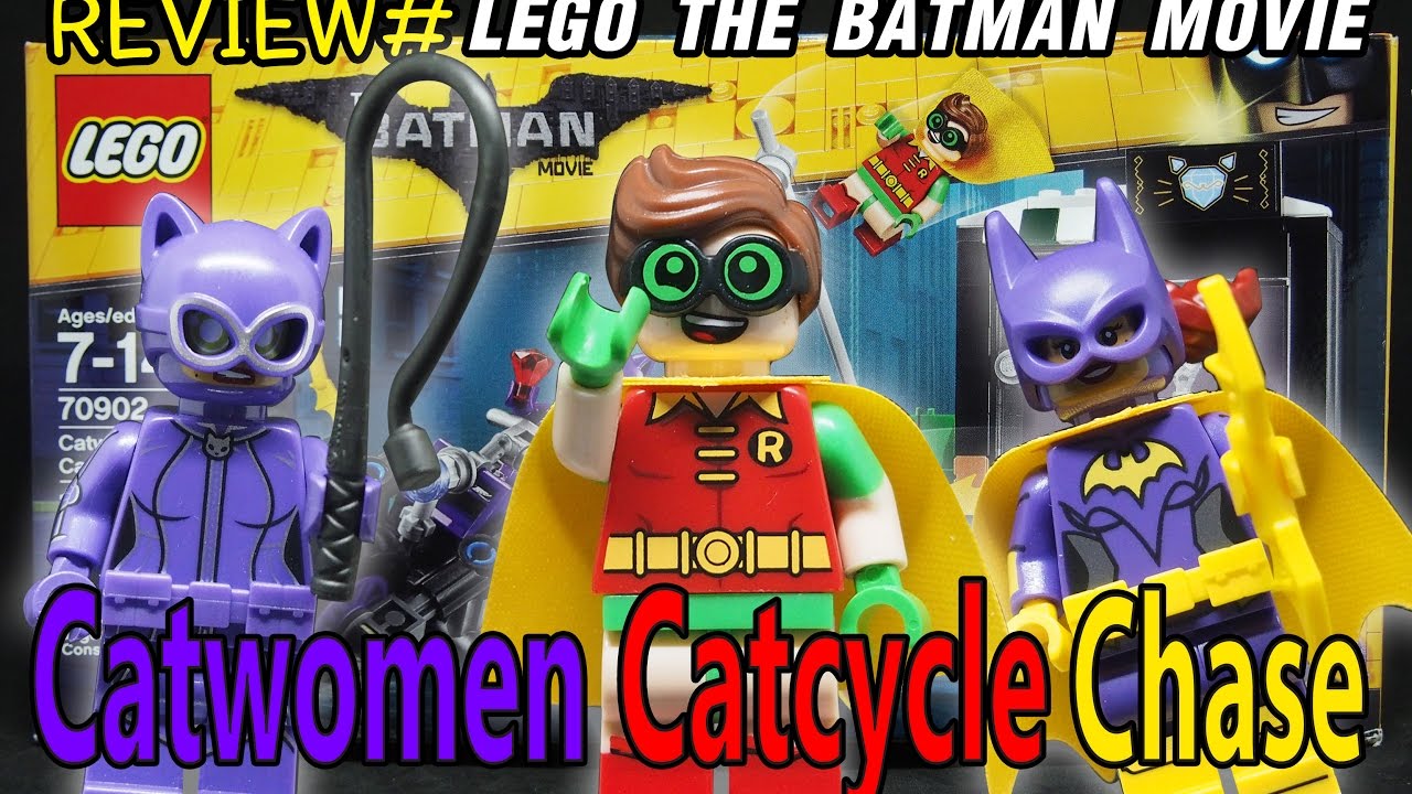 Review # LEGO THE BATMAN MOVIE : Catwoman Catcycle Chase 70902 - YouTube