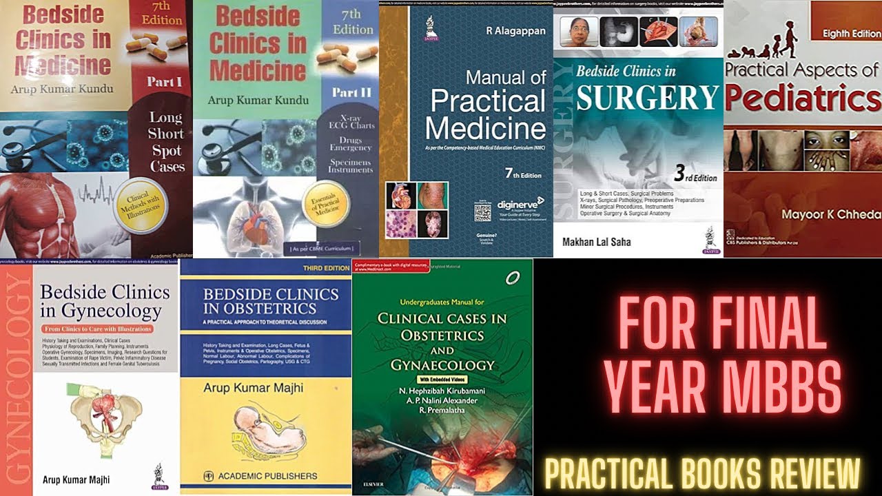 Practical books for 4th/ Final year MBBS | Books Insider #drtechvlogger ...