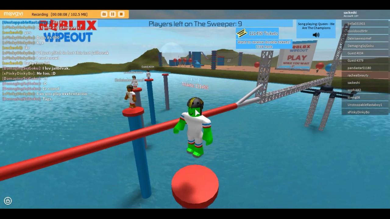 Roblox Wipeout Run - YouTube