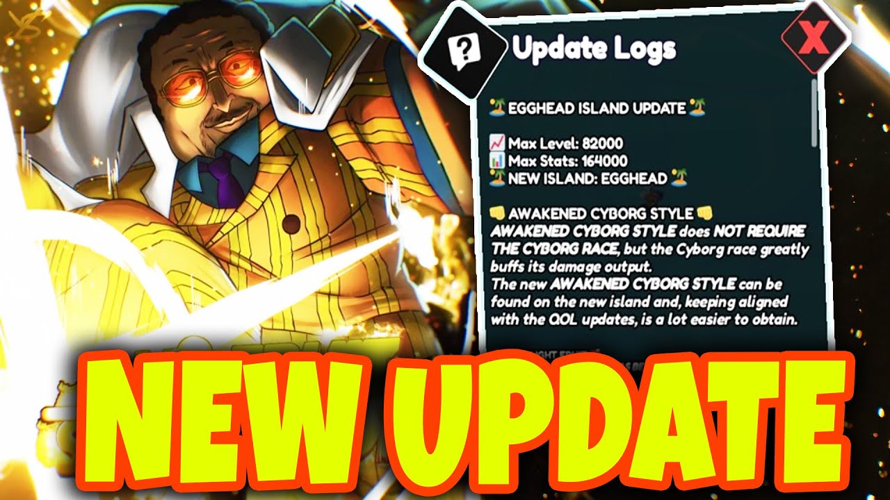 One Fruit Simulator NEW EGGHEAD ISLAND UPDATE/AWAKENED CYBORG STYLE ...