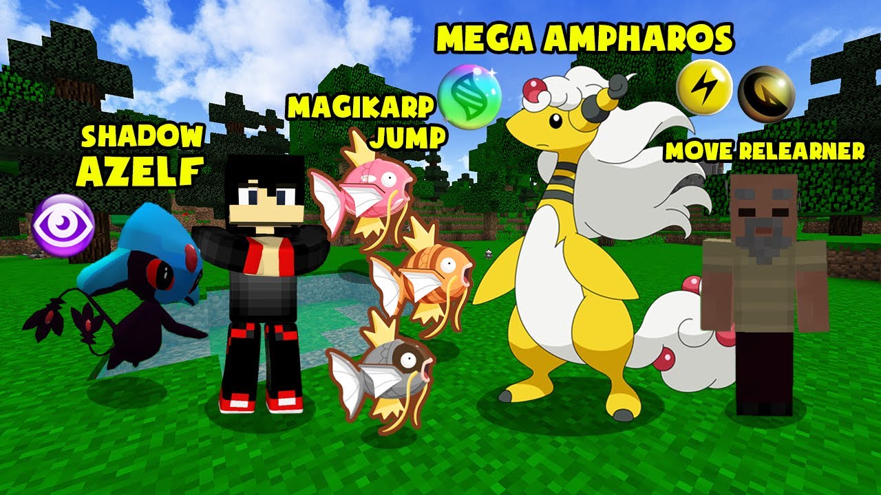 PIXELMON ĐẠI CHIẾN #9: BẮT AZELF SHADOW, TIẾN HÓA MEGA AMPHAROS VÀ GẶP ...