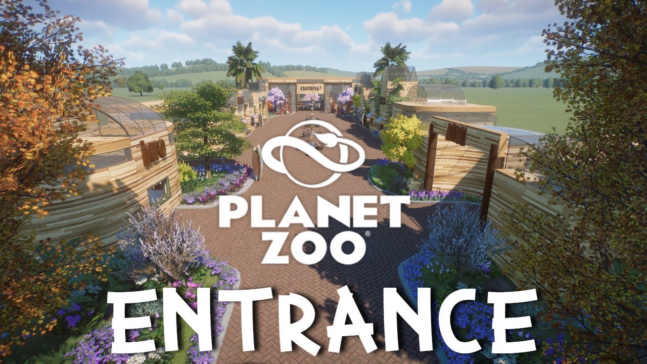 Planet Zoo | Zootopia | Episode 1 - The Entrance - YouTube