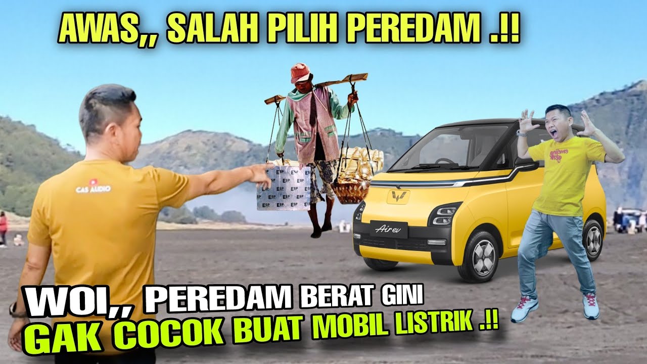 REKOMENDASI PEREDAM RINGAN UTK MOBIL LISTRIK.!! GOKIK,, ESP LITE COBAIN ...