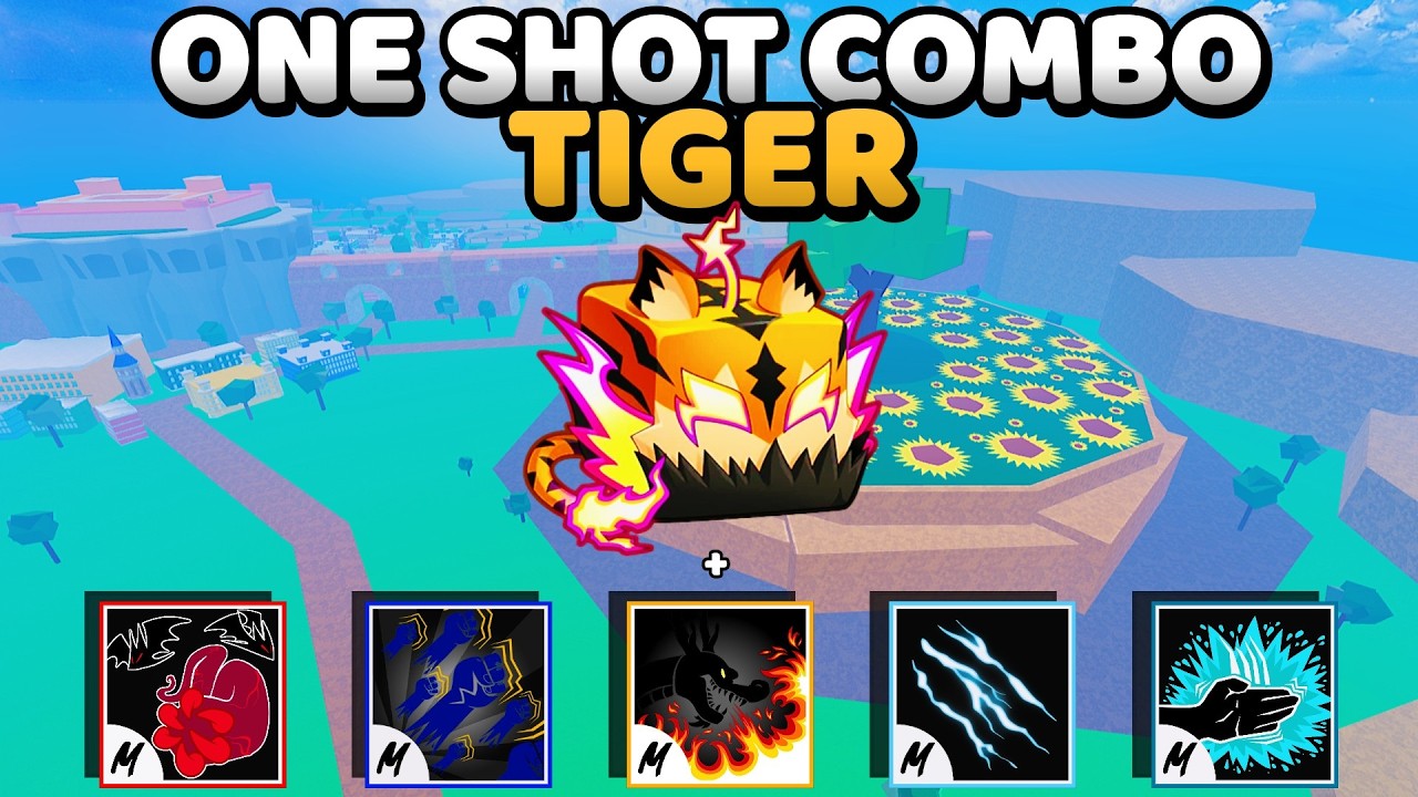 TIGER COMBO With BEST MELEE In Blox Fruits - YouTube