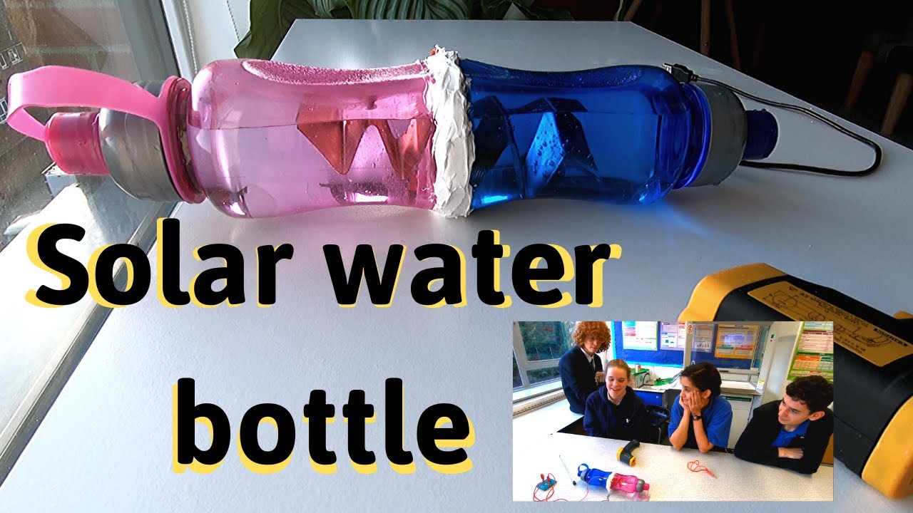 Incredible solar water bottle - YouTube