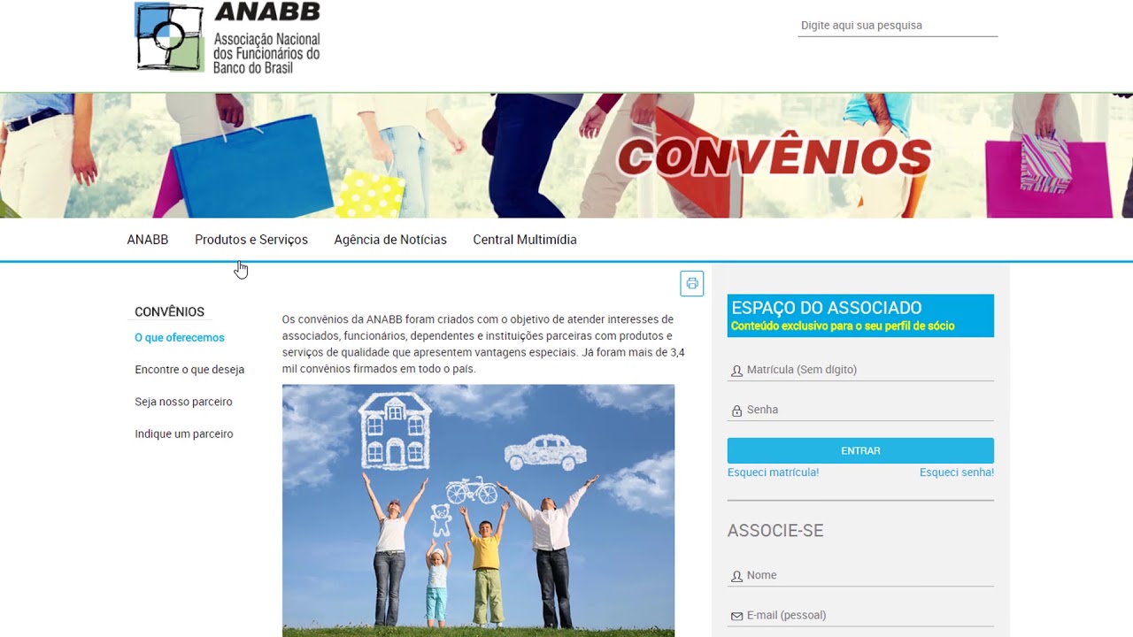 Como acessar os convênios da ANABB - YouTube